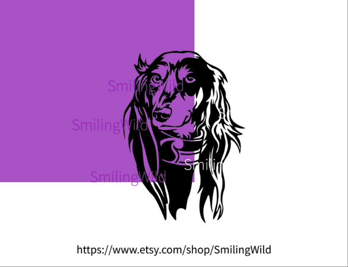 Saluki Dog Head Svg Vector Graphic Clip Art Illustration | Etsy