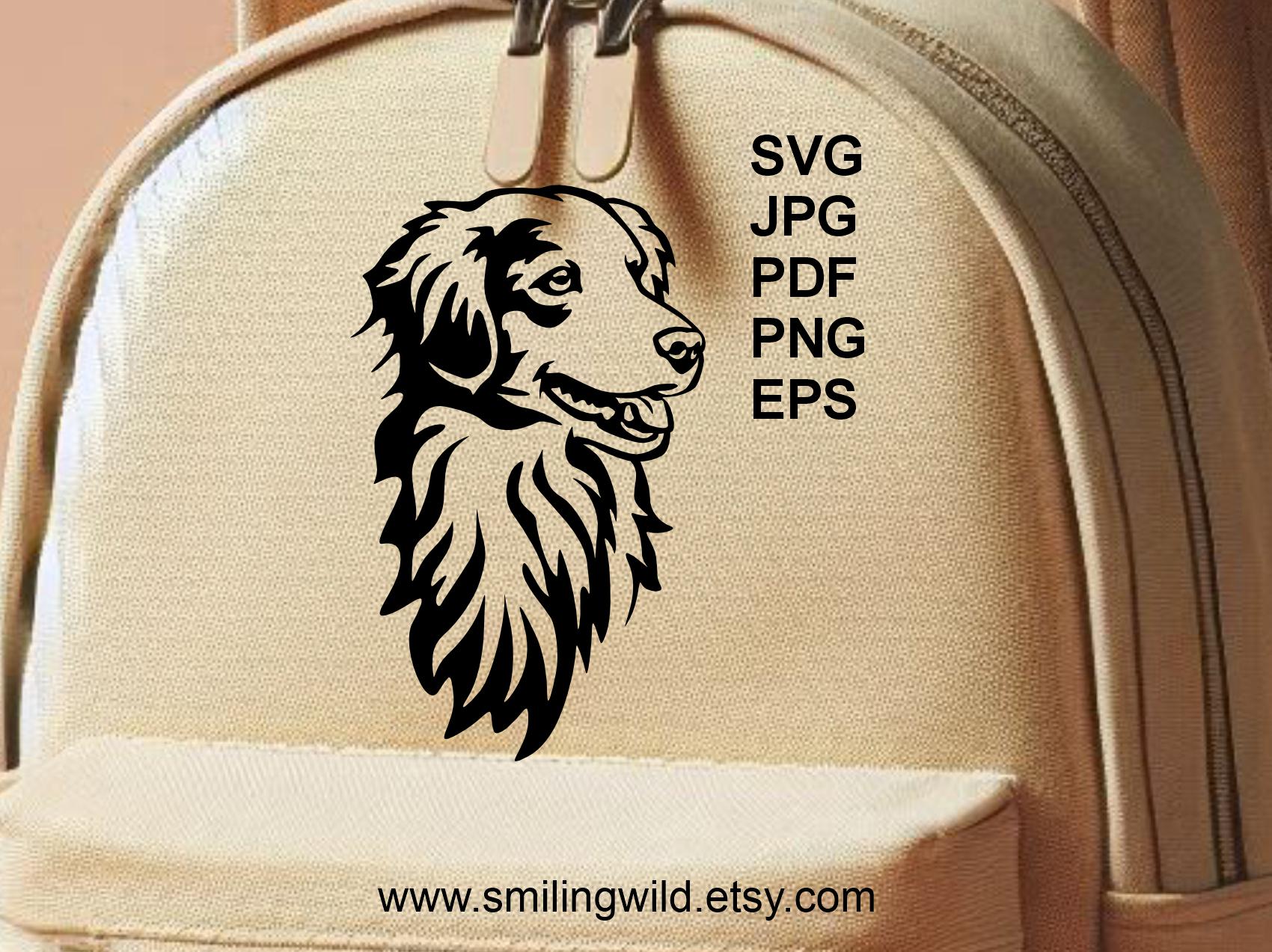 Toller Dog Face Svg Png Clip Art, Nova Scotia Duck Tolling Retriever ...