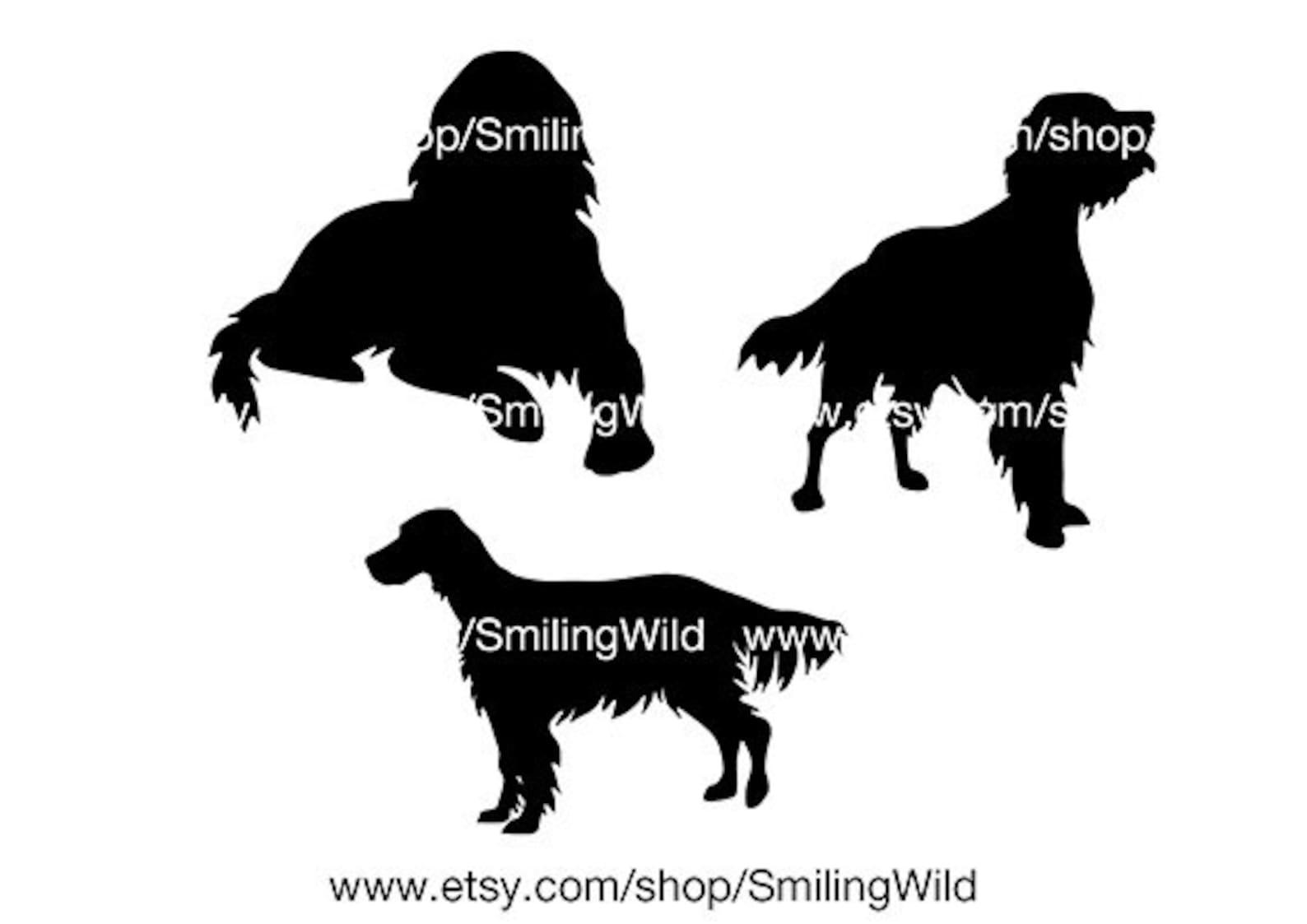 English Setter Svg Cut File Cricut Silhouette Hunting Dog | Etsy