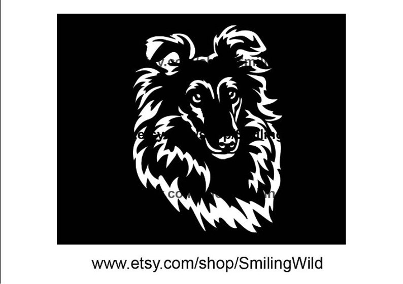 Sheltie Svg White Vector Clip Art Design Sheltie Digital - Etsy Israel