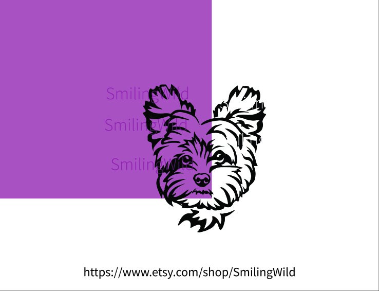 Yorkie Poo Svg Clip Art Illustration Yorkie Poo Vector - Etsy UK