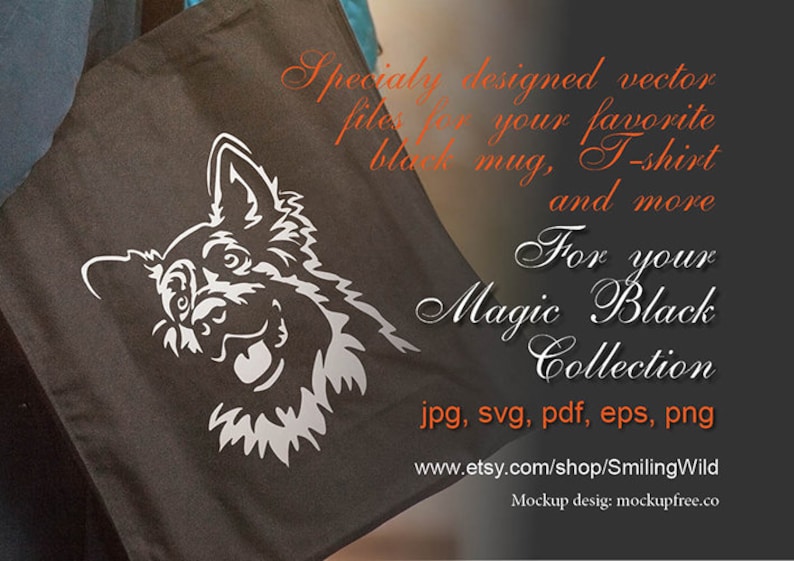 Shiloh Shepherd Svg Dog Face Cuttable Clip Art File Shiloh - Etsy