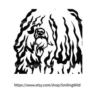 Puli Dog Svg Vector Graphic Image, Clip Art, Puli Cut File Cuttable ...