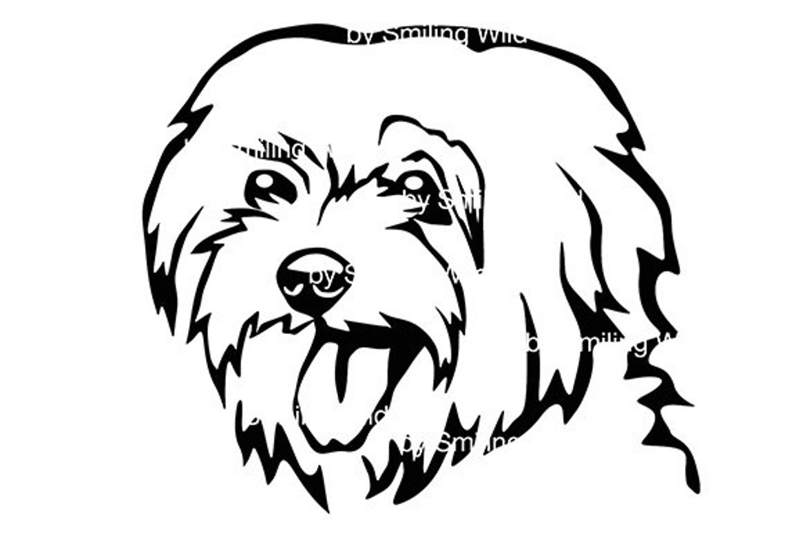 Maltese Dog Svg Clipart Printable Maltese Dog Vector Grpahic - Etsy ...