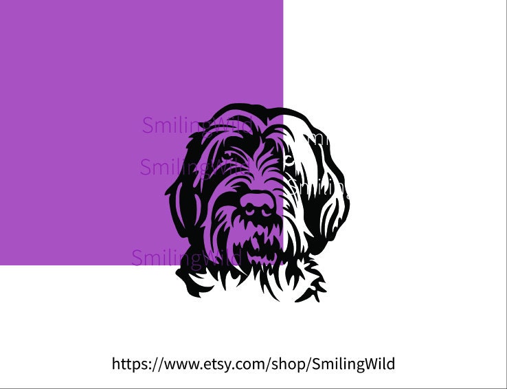 Wirehaired Pointing Griffon Svg Vector Graphic Cuttable Clip - Etsy