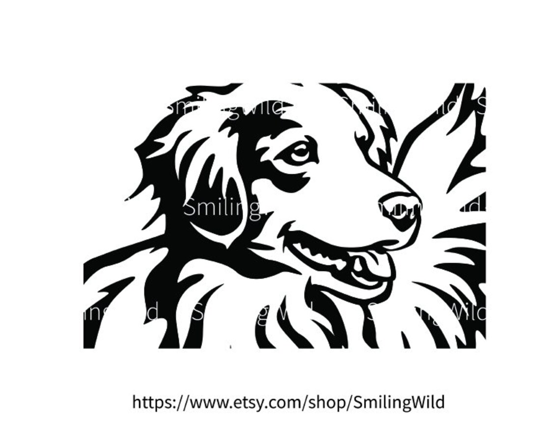 Toller Dog Svg Clip Art Nova Scotia Duck Tolling Retriever - Etsy