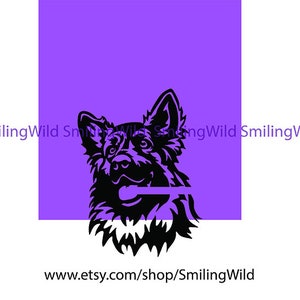 Shiloh Shepherd Svg Vector Graphic Cuttable File, Shiloh Shepherd ...