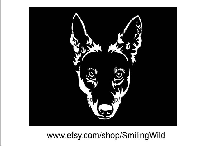 Dingo Svg Australian Animal Svg Vector Art Clipart Dingo Cut - Etsy ...