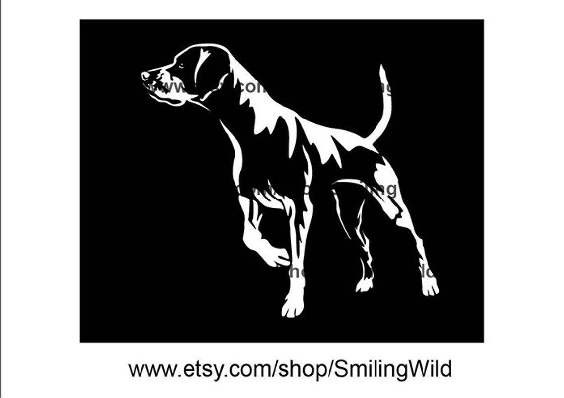 English Pointer Svg Clipart White Vector Graphic File Gun Dog - Etsy ...