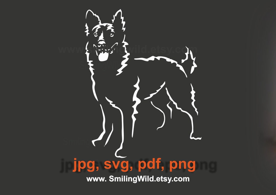 Mudi Dog Svg Cuttable Clip Art Design, Mudi Dog Vector Graphic Digital ...
