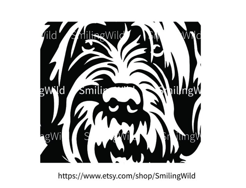 Wirehaired Pointing Griffon Svg Vector Graphic Cuttable Clip - Etsy