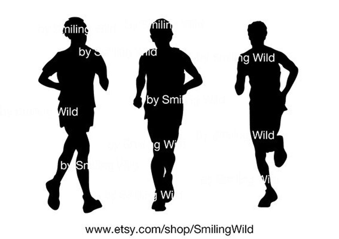 Marathon Runner Svg Sport Silhouette Clipart Cut File Cuttable - Etsy