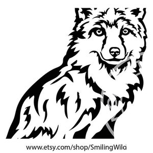 Red Fox Svg Vector Graphic Wild Animal Cuttable Digital - Etsy