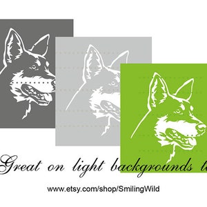 Kelpie Svg Dog Vector Art File Australian Kelpie Cut File Cuttable ...