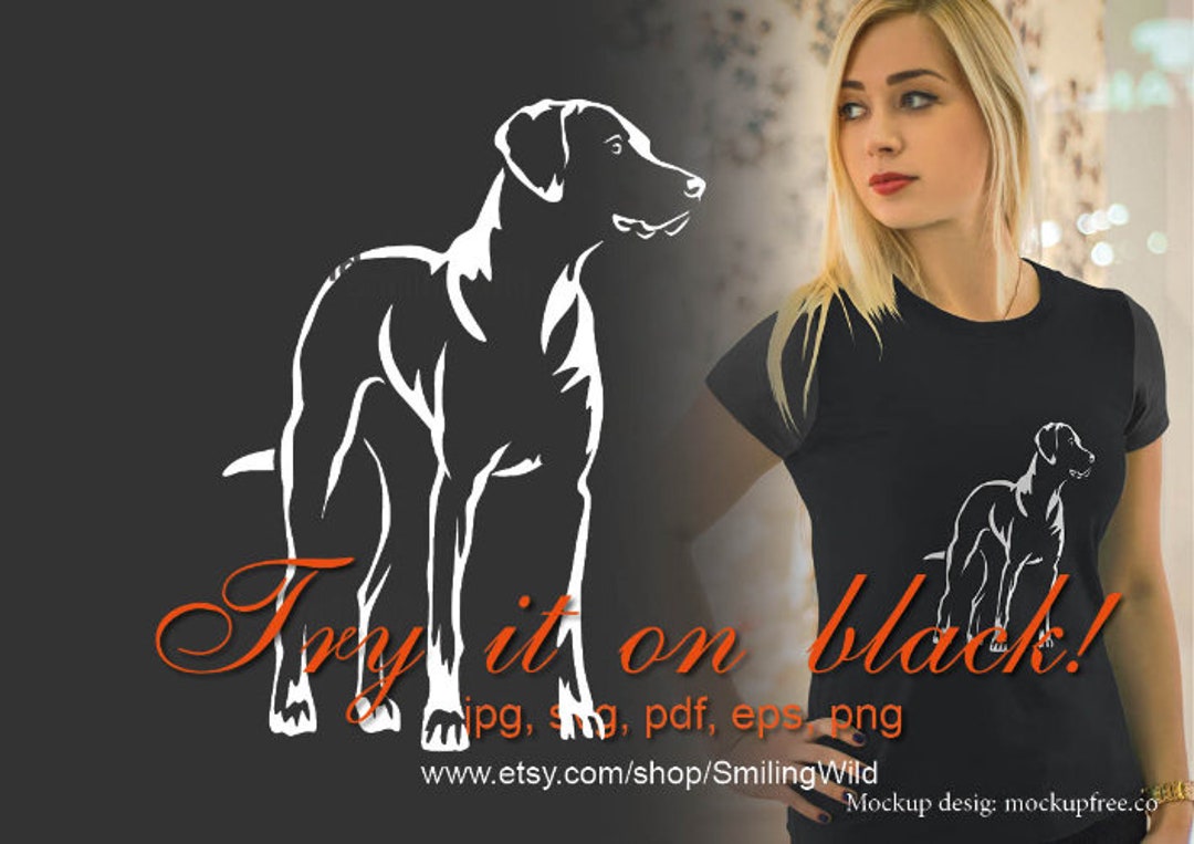Rhodesian Ridgeback Svg Vector Graphic Design, Rhodesian Ridgeback ...