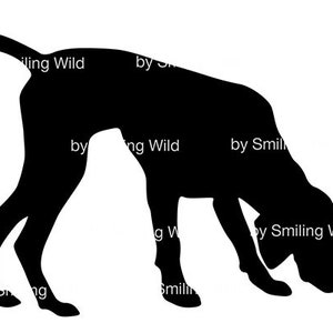 Dog Scent Tracking Svg Clipart Gsp Bloodhound Vector Graphic Art ...