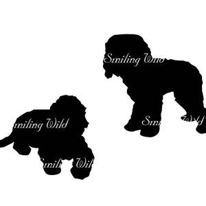 Cockapoo Silhouette Svg Printable Gift Png Clipart Cockapoo Instant ...