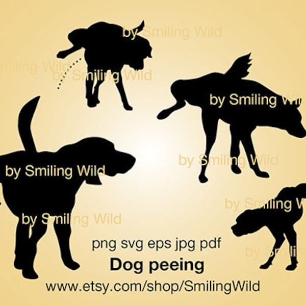 Dog Peeing - Etsy