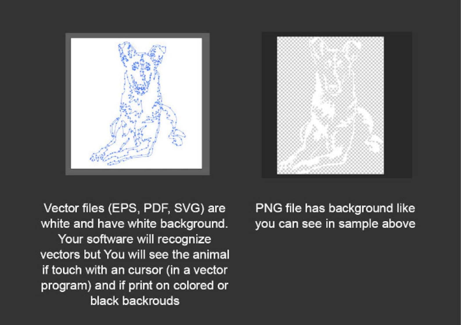 Smooth Collie SVG, Dog White Vector Art, Cuttable Design (digital ...