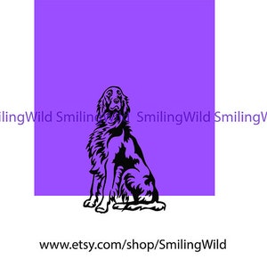 Irish Setter Svg Dog Vector Graphic Logo Art Irish Setter Clipart ...