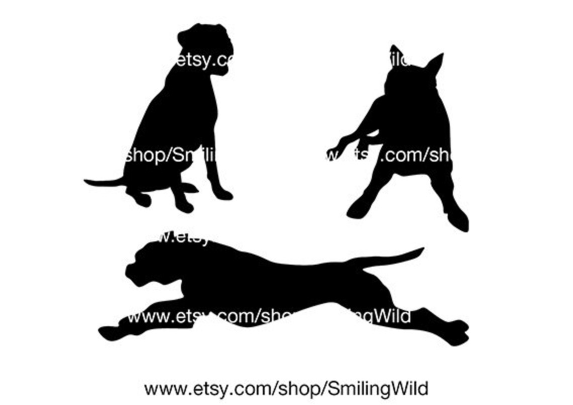 Boxer Dog Svg Cut File Clipart Vector Graphic Art Boxer Dog - Etsy