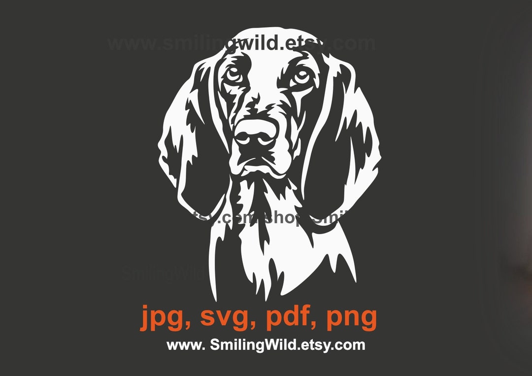 Porcelaine Hunting Dog Svg Vector Cuttable File - Etsy