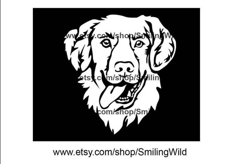 Toller Dog /02bmc/ Svg Vector Graphic White Print on Black | Etsy