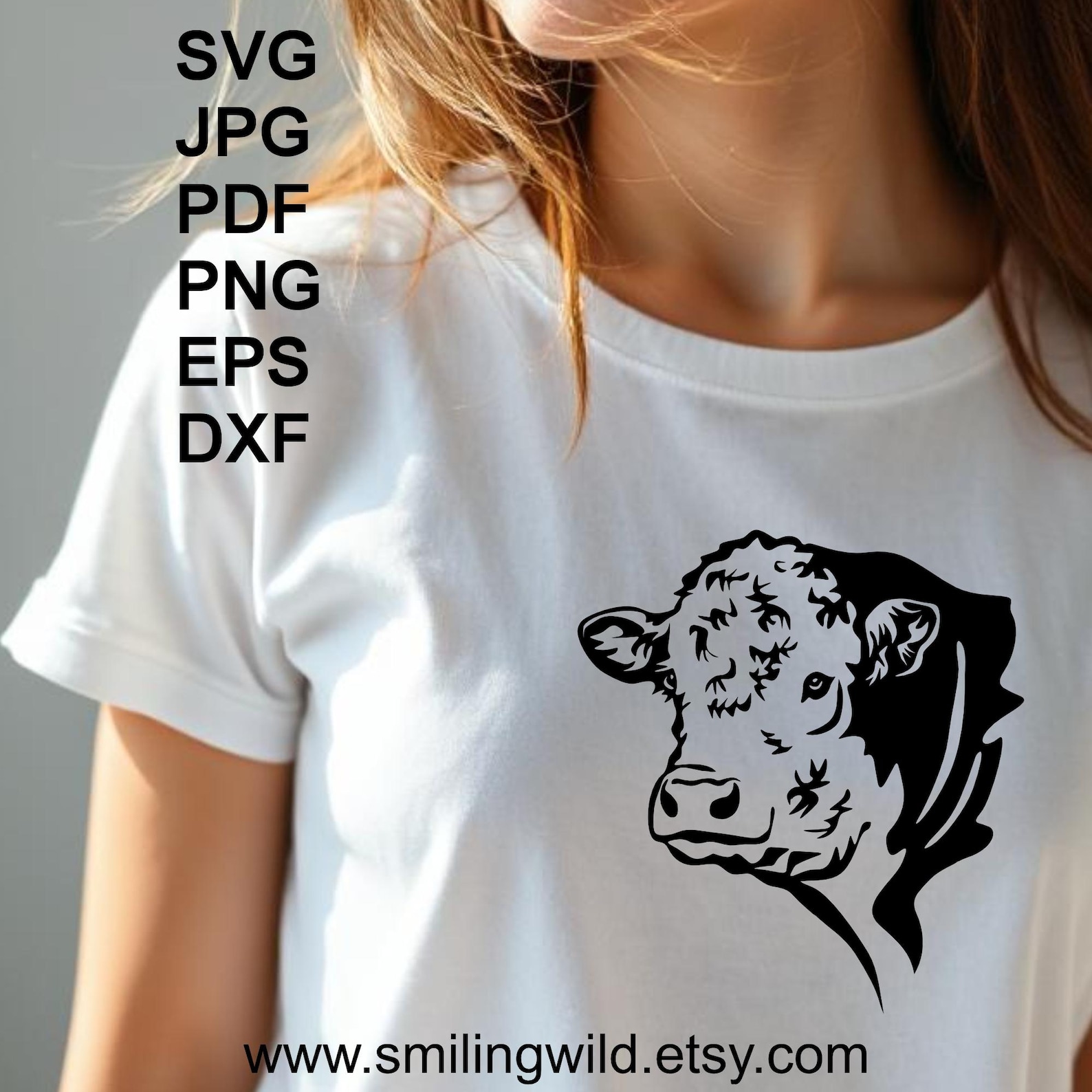 Ganado Hereford SVG PNG toro vector gráfico arte Hereford archivo ...