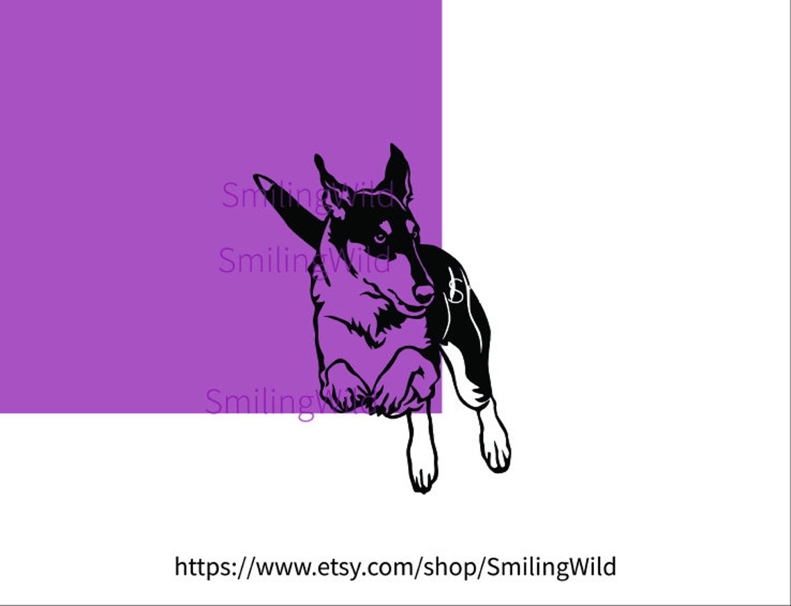Smooth Collie Svg Clip Art Cuttable Vector Graphic Art - Etsy