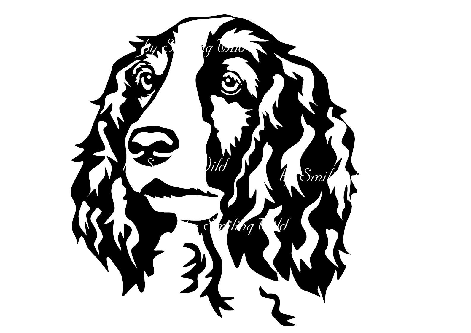 Welsh Springer Spaniel Svg Clipart Vector Graphic Art Welsh | Etsy