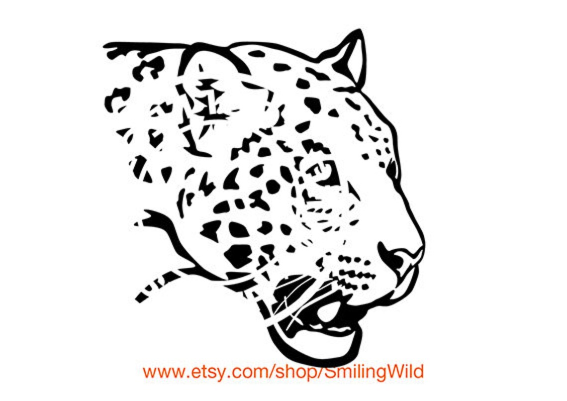 Big Cats Svg Clipart Vector Graphic Art Design Portrait Tiger - Etsy
