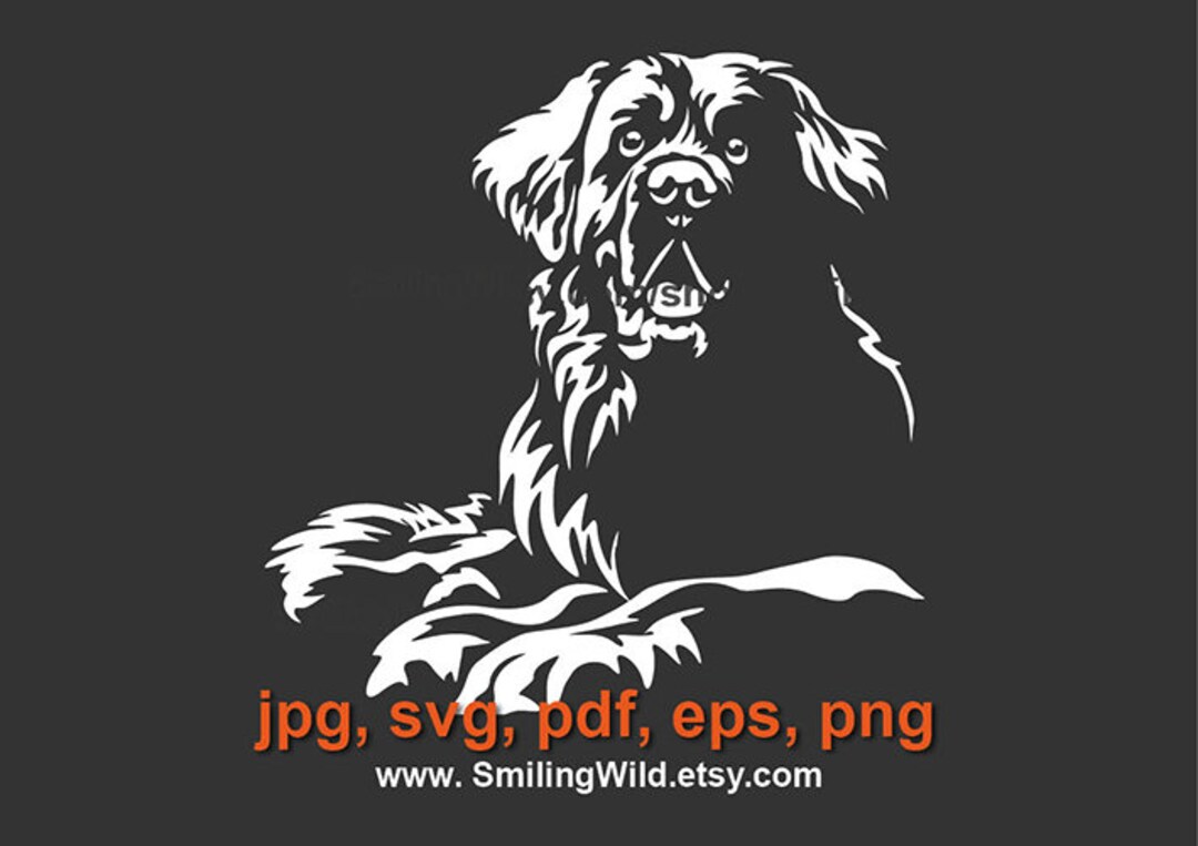 Lying Leonberger Dog Svg Vector Graphic Cuttable File, Leonberger ...