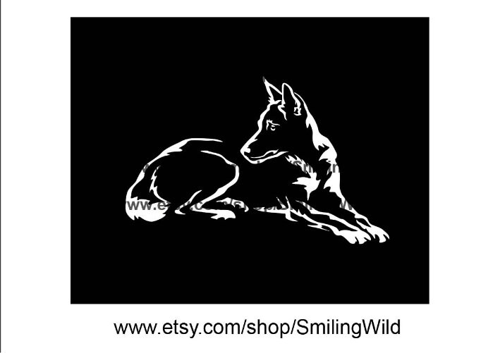 Dingo Svg Australian Animal Svg Vector Art Clipart Dingo Cut - Etsy ...