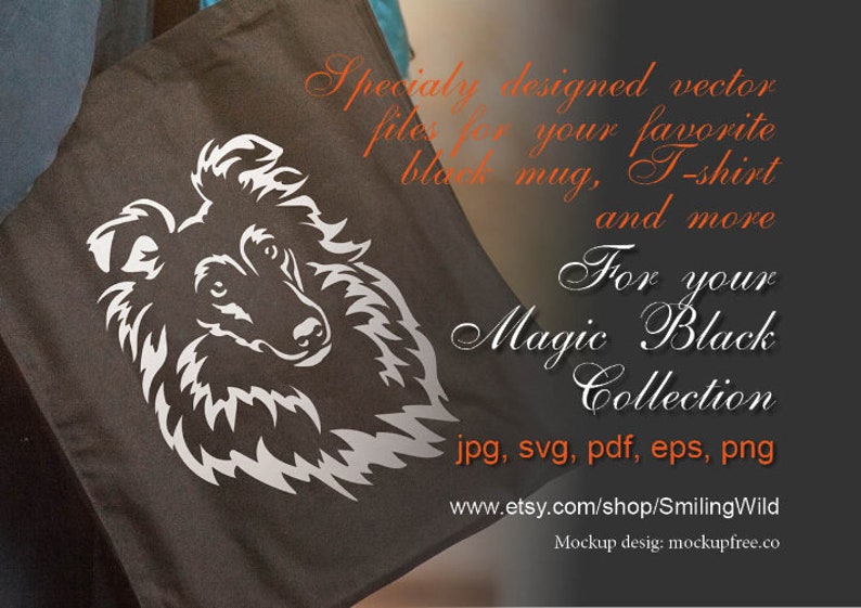 Sheltie Svg White Vector Clip Art Design Sheltie Digital - Etsy Israel