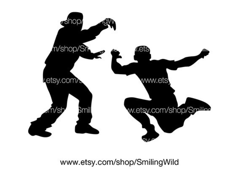 Breakdance Svg Cut File Cuttable Silhouette Street Dances - Etsy