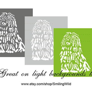 Puli Dog Svg Vector Graphic Clip Art File, Puli Dog Cuttable Digital ...