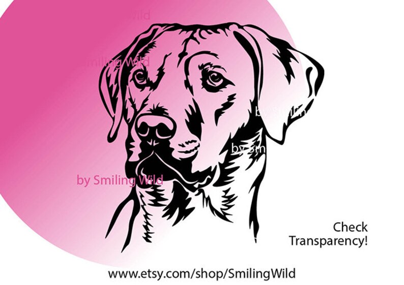 Rhodesian Ridgeback Svg Digital Design Head Cut File Dog | Etsy