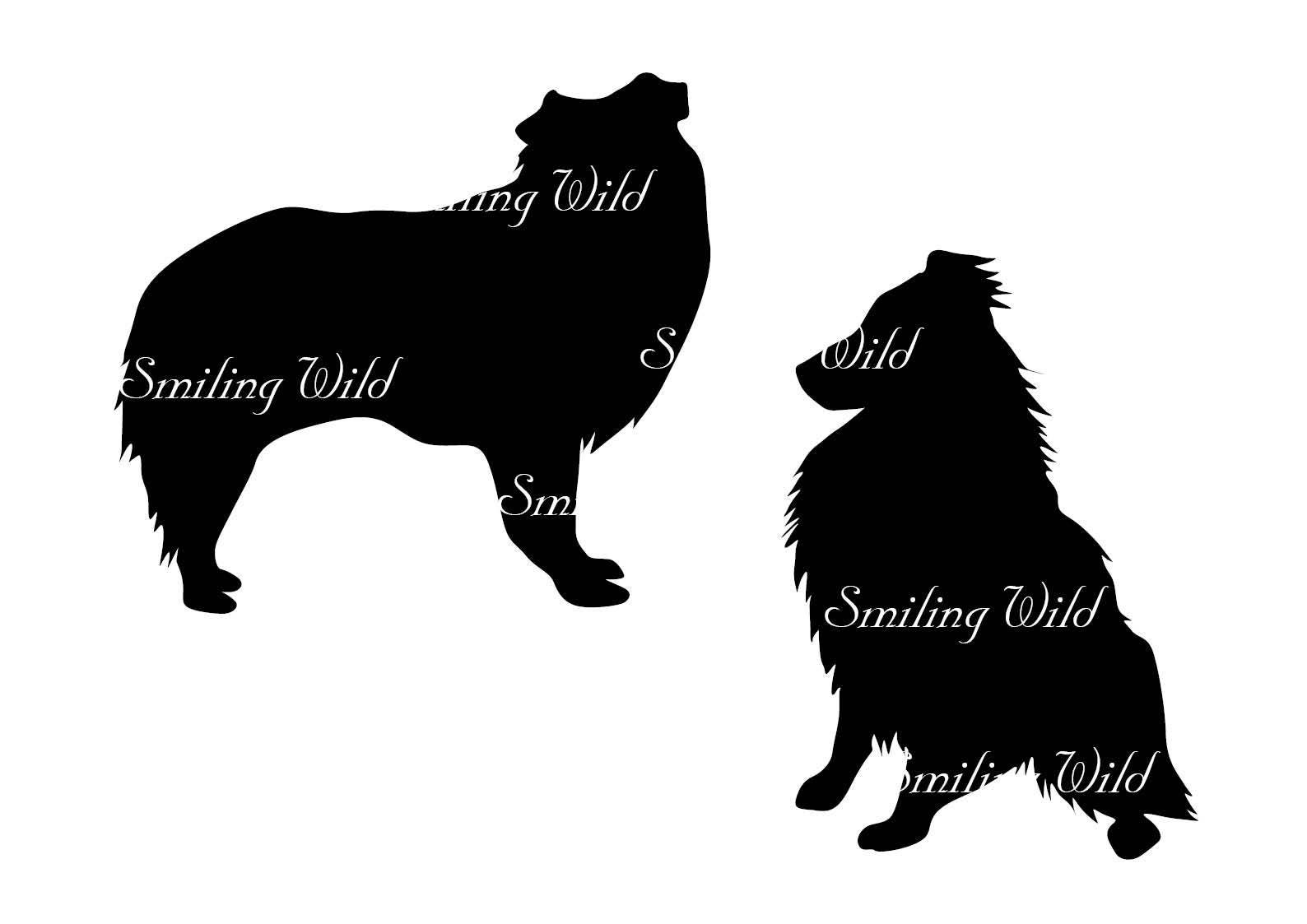 Sheltie Svg Silhouette Png Clipart Shetland Sheepdog Printable - Etsy ...