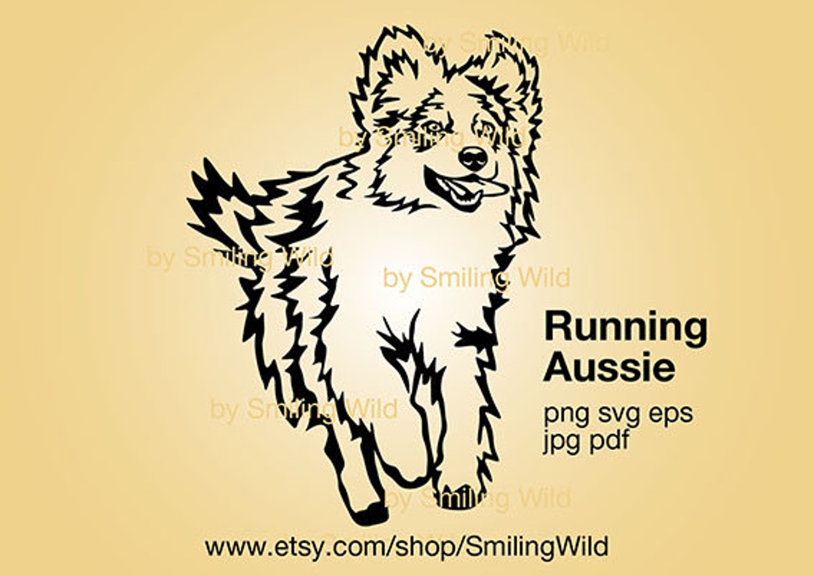 Running Dog Australian Shepherd Svg Running Aussie Clipart - Etsy