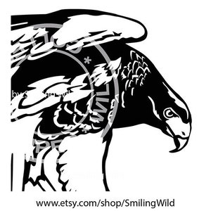 Harris's Hawk Svg Clip Art Birds of Prey Svg Vector Graphic Art Artwork ...