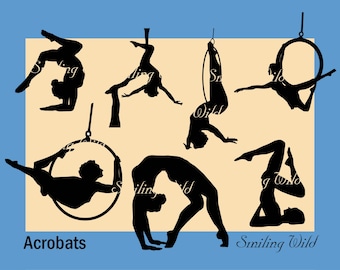 Acro Clipart - Etsy