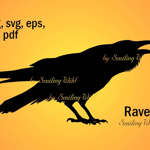 Raven Printable - Etsy