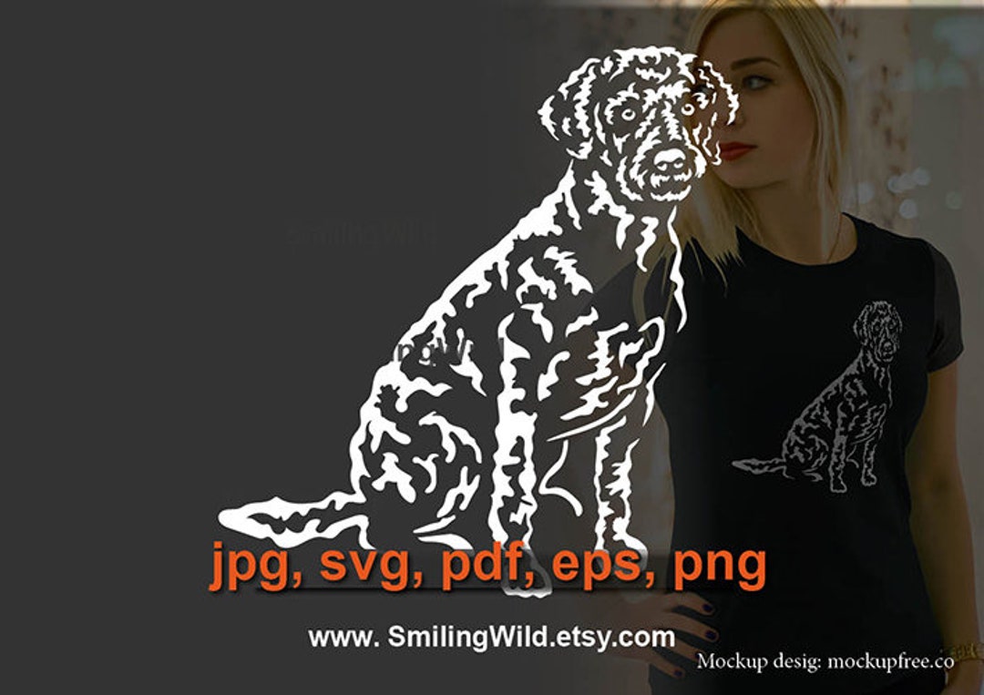 Lagotto Romagnolo Dog Face Svg Cuttable Digital Clip Art Design ...