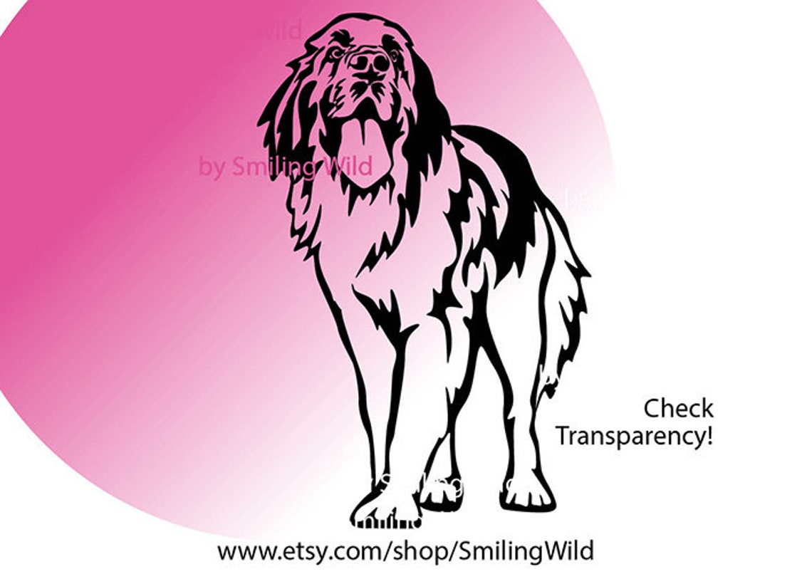Lonberger Svg Cuttable Dog Logo Design Leonberger Digital | Etsy