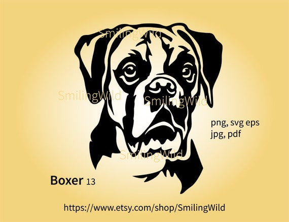 Dog Boxer Face