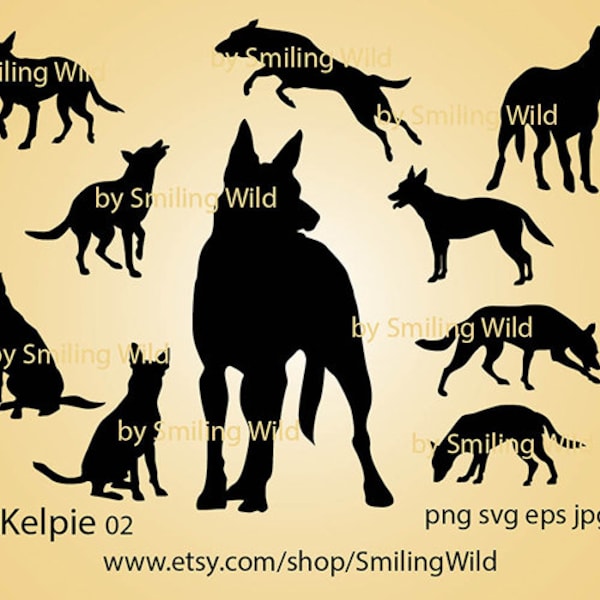 Australian Kelpie - Etsy