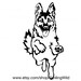 German Shepherd Running Svg Dog Clipart Cut File Cuttable Vector ...