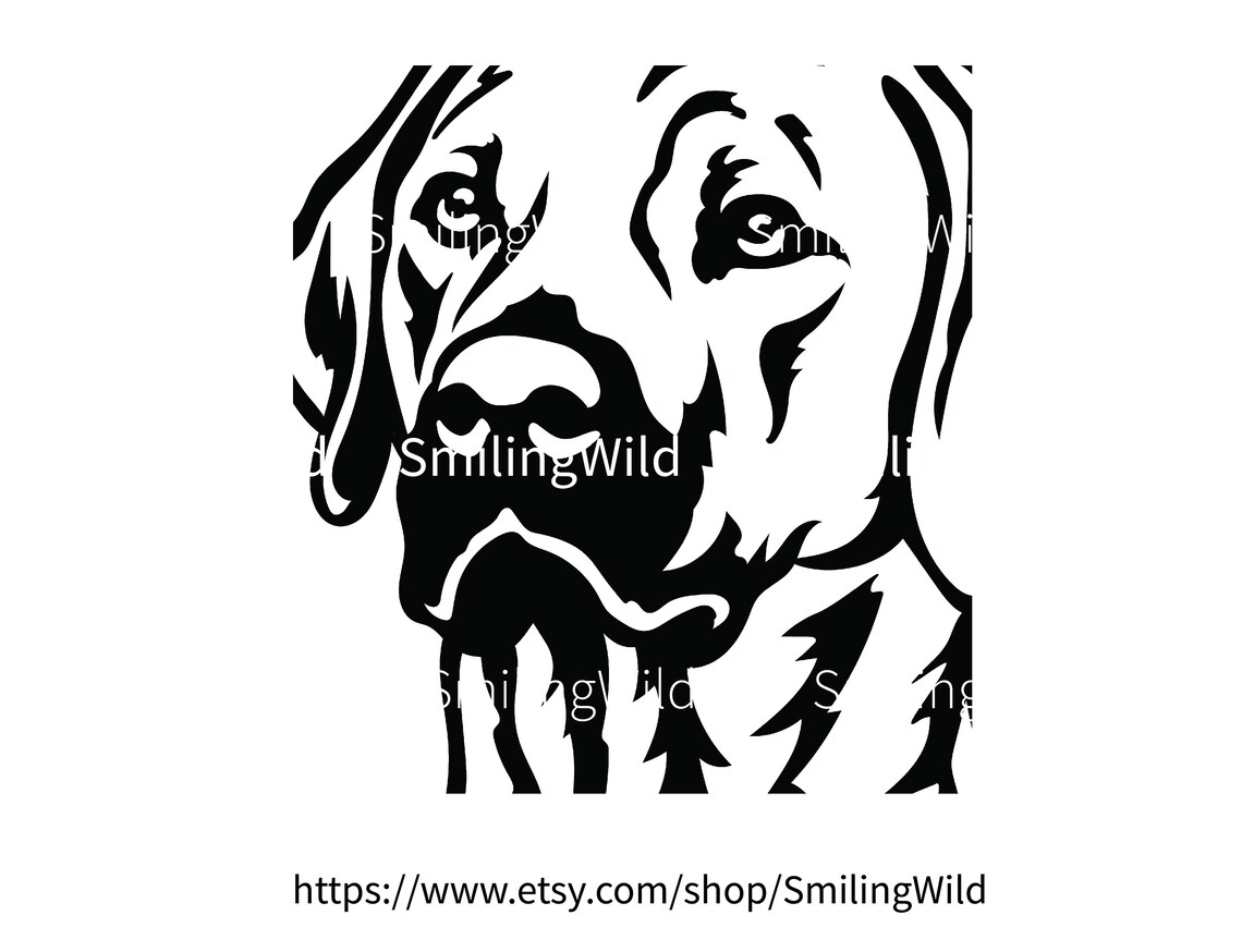 Rhodesian Ridgeback Dog Face Svg Clip Art Vector Graphic - Etsy
