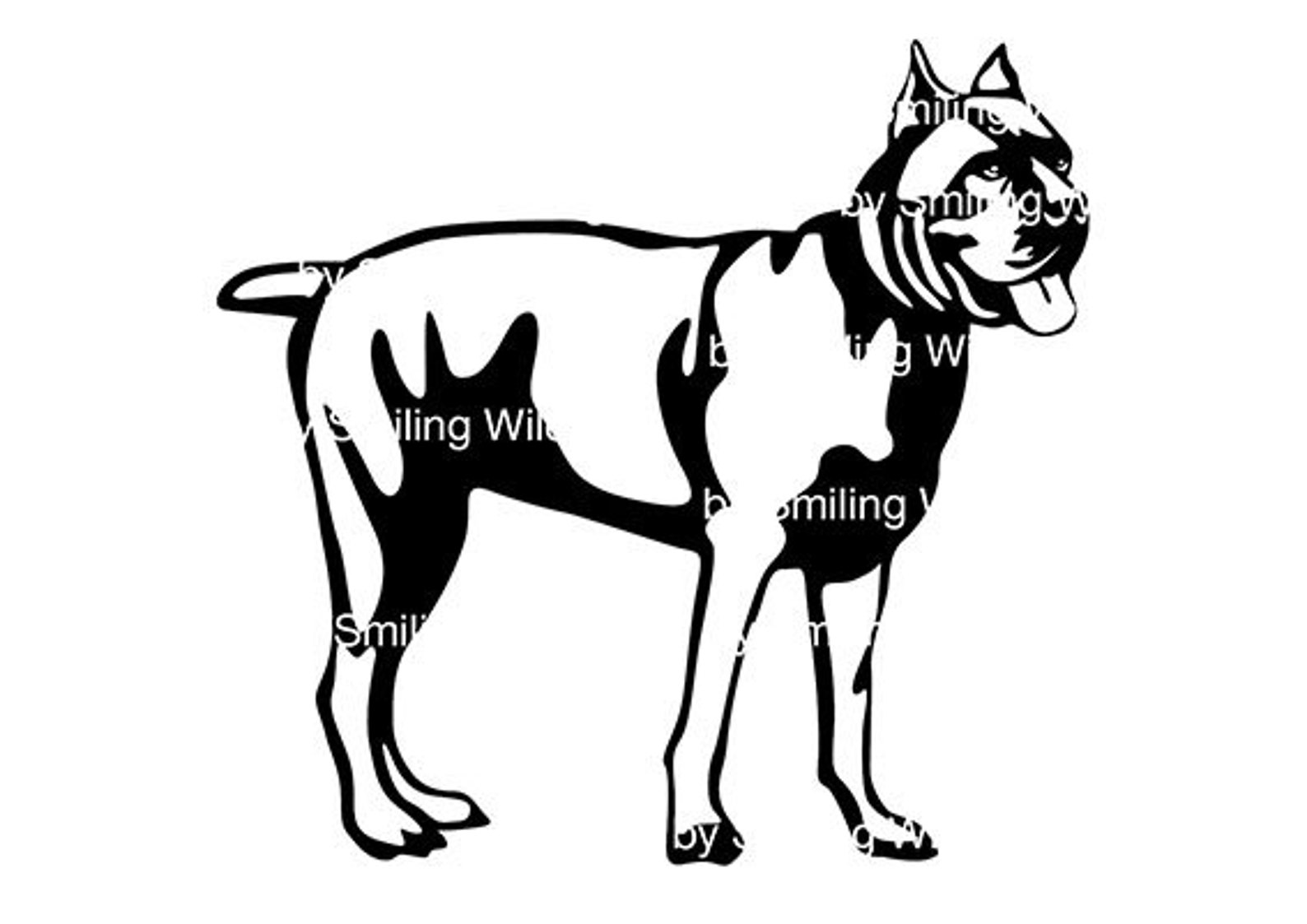 Cane Corso Svg Dog Cut File for Cricut Cuttable Cane Corso - Etsy