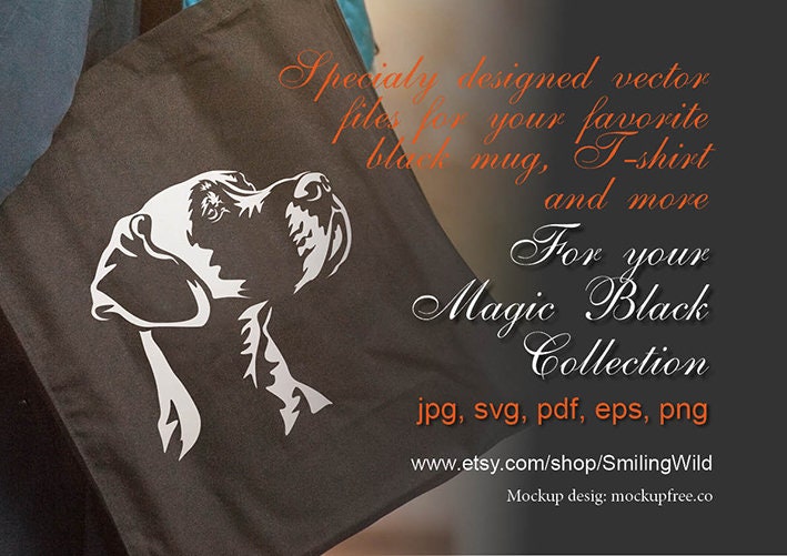 Great Dane Svg White Vector Portrait Dog Profile Vector - Etsy